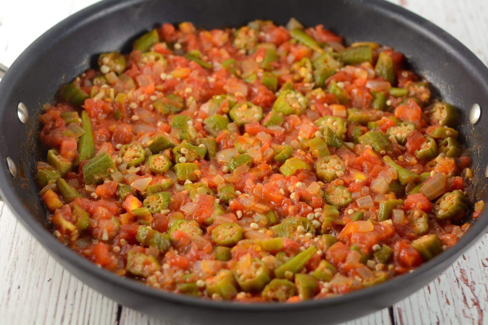 Smothered Okra And Tomatoes